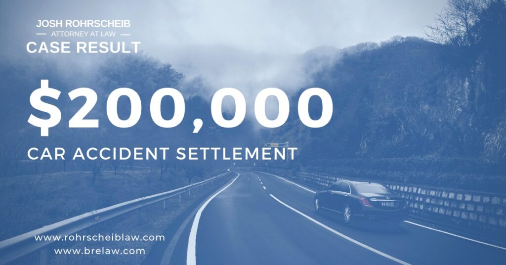Case Snapshot: $200,000 Car Accident Settlement - Onward Injury Law